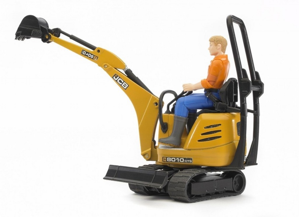 BRUDER JCB MICRO EXCAVATOR 8010 CTS AND CONSTRUCTION WORKER - Kavanaghs ...