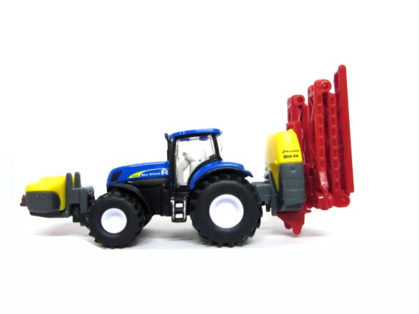 SIKU NEW HOLLAND TRACTOR WITH KVERNELAND CROP SPRAYER 1:87 SCALE - Kavanaghs Toys